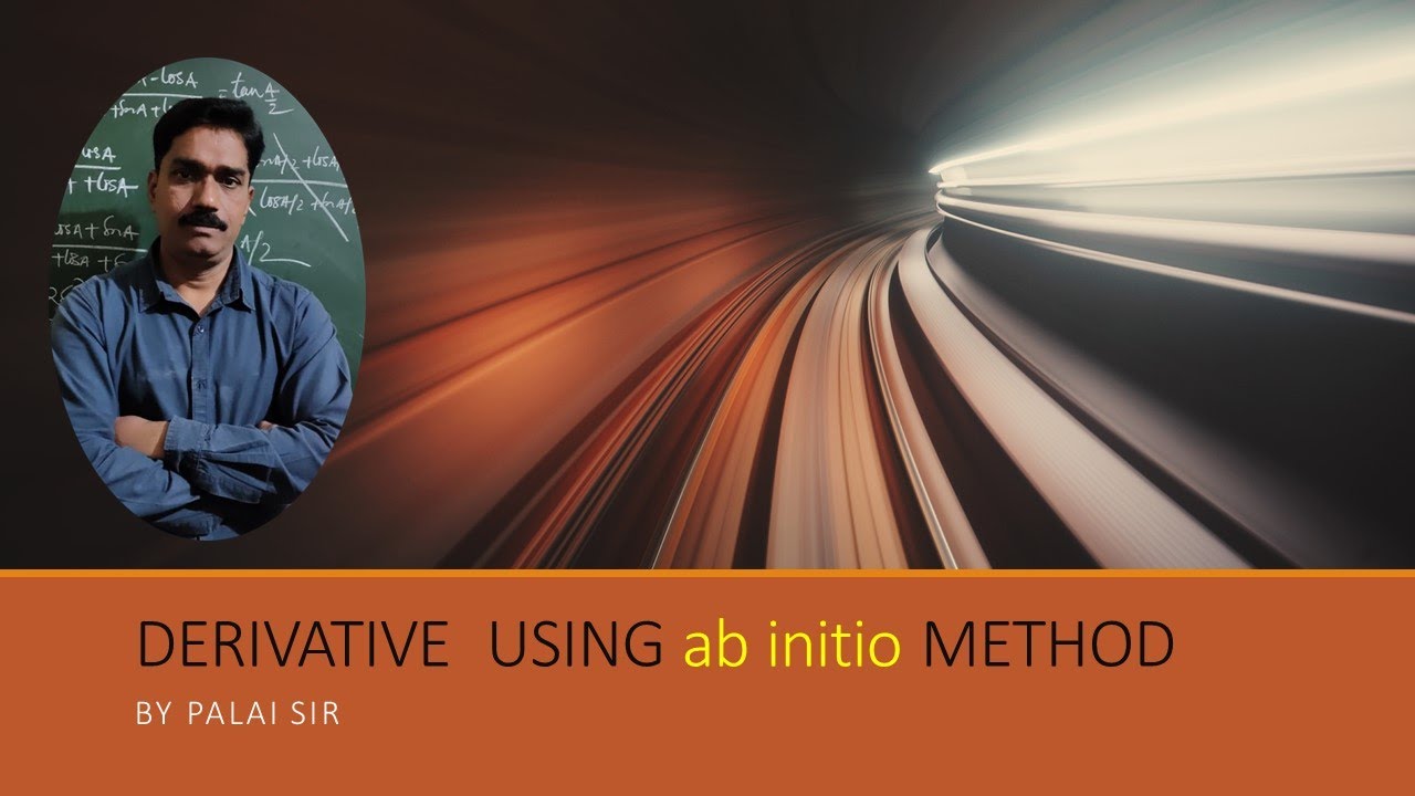 DERIVATIVE ab initio METHOD - by PALAI SIR - YouTube