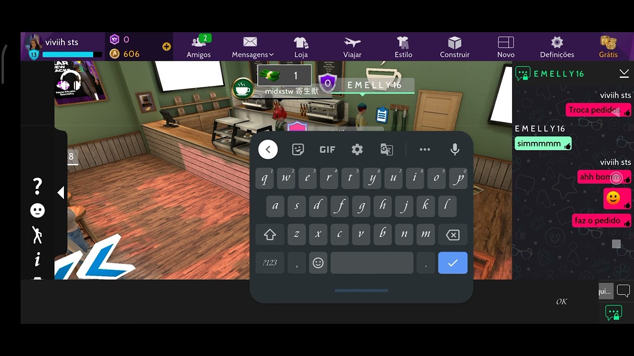 Testando Pessoas Para vê se retribui No Café! Avakin Life! VIVIHH ALMD ...