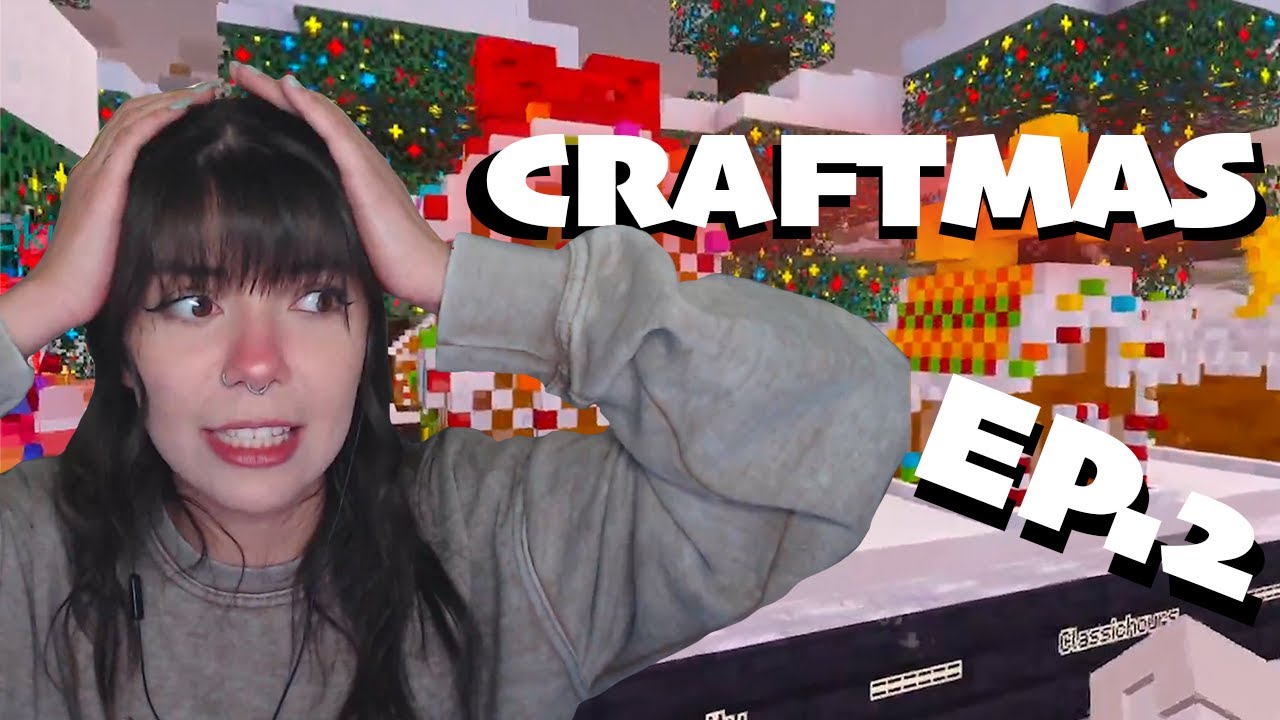 I BUILT THE SWAGGIEST GINGERBREAD HOUSE ON THE CRAFTMAS SMP !!! - YouTube