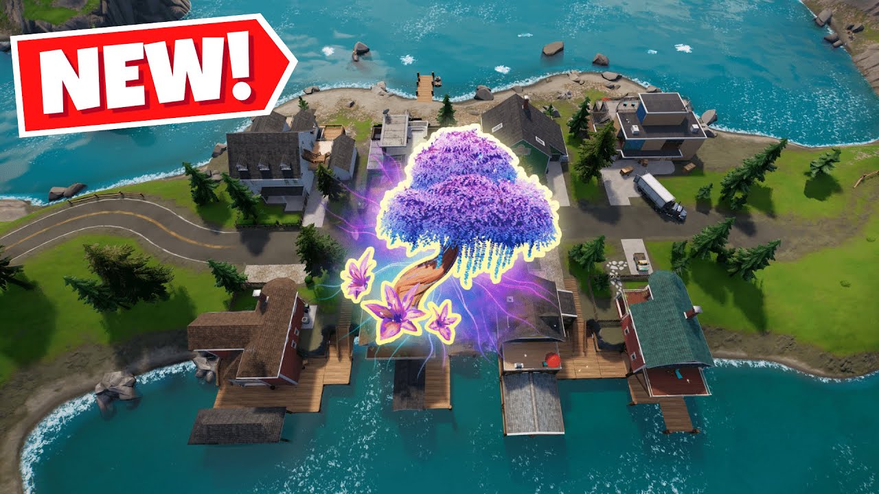 Fortnite NEW Sleepy Shrubs Roots (Map Update) - YouTube