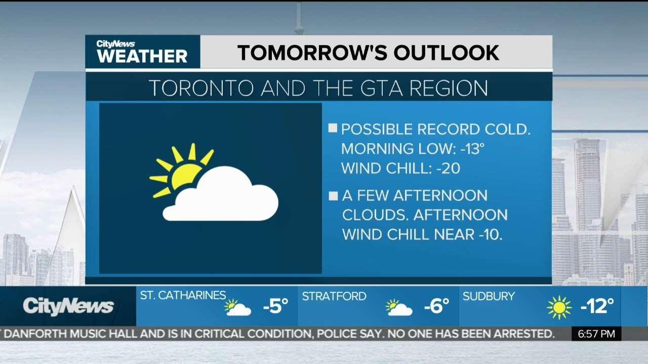 Extreme cold alert issued, record low temperatures expected - YouTube