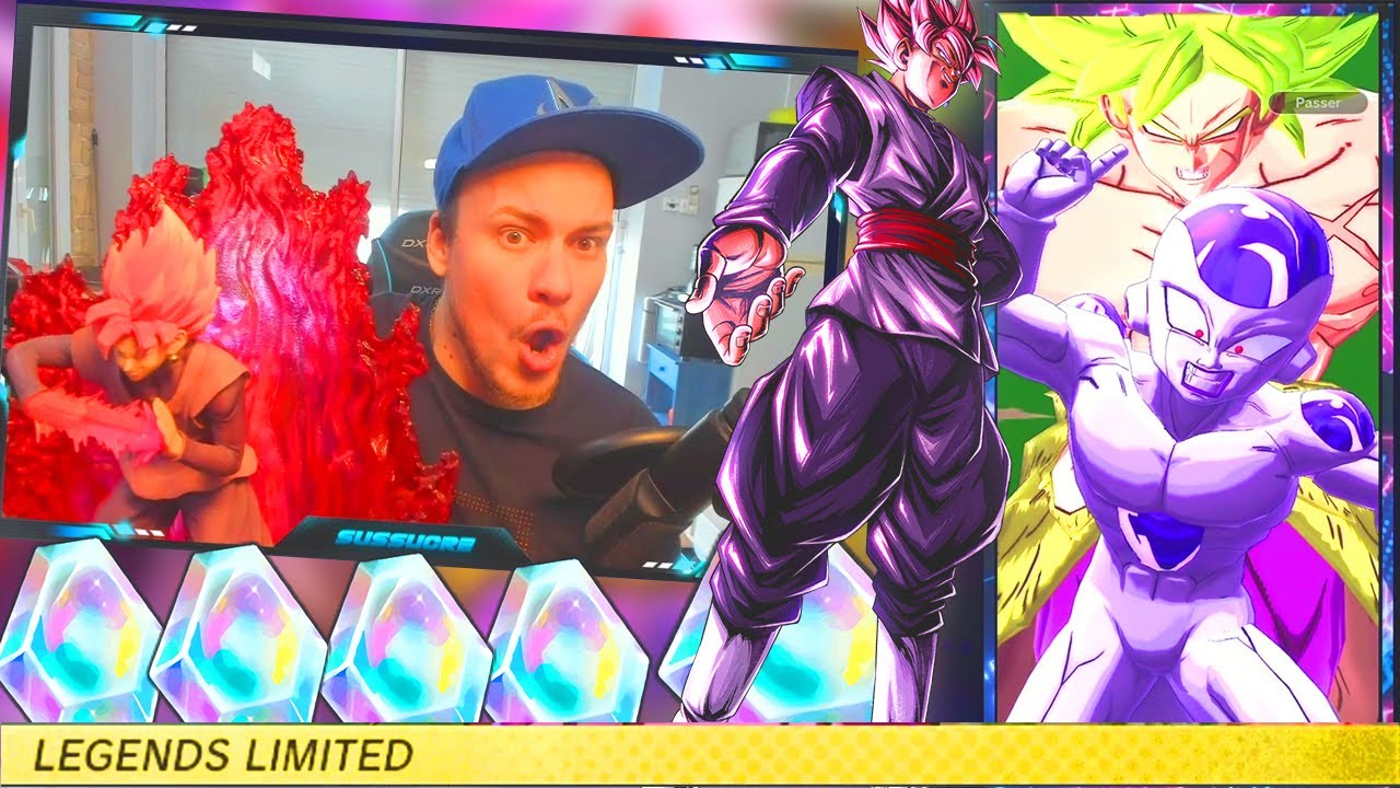 INVOCATIONS SUBARASHI BLACK GOKU ROSE LF INSANE !!! DB LEGENDS FR - YouTube