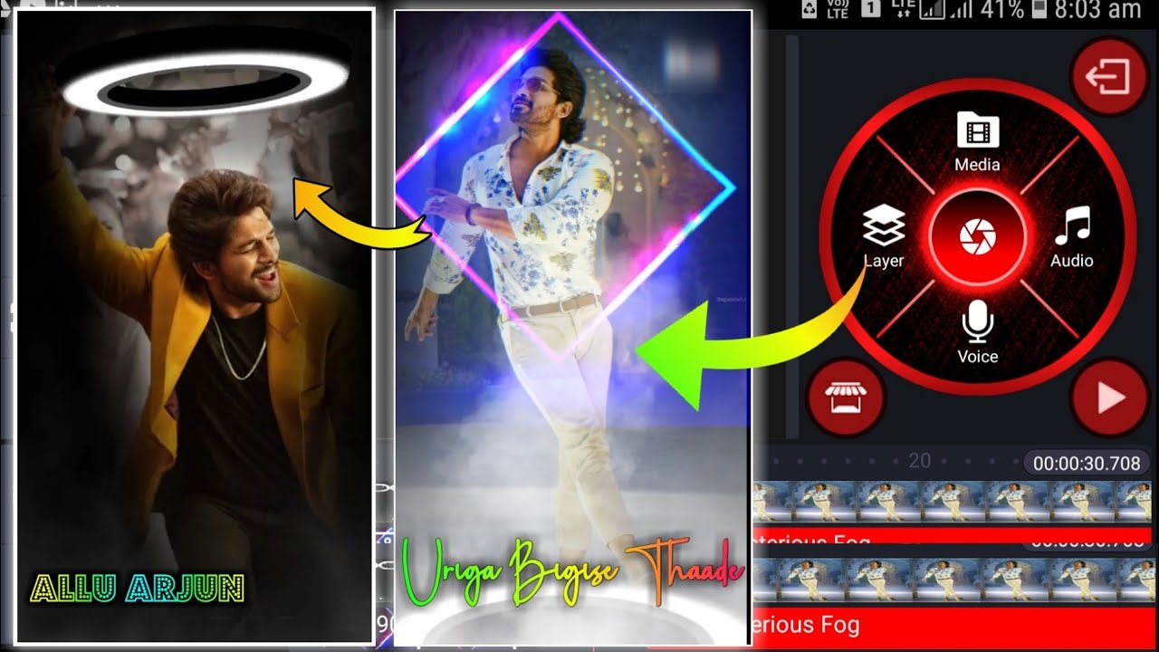 How to make Trending Ring light lyrical full Screen Status editing ...