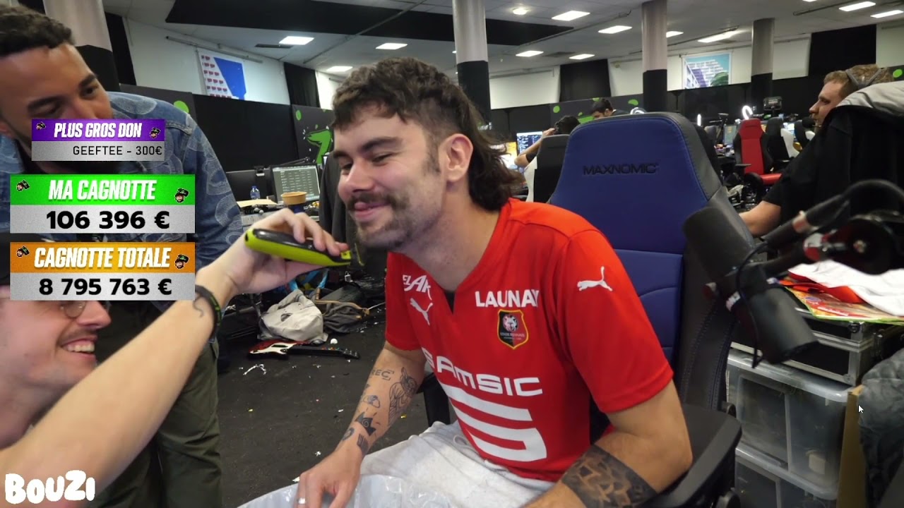 LEBOUSEUH SE RASE LA BARBE EN LIVE DU ZEVENT 2021 - YouTube