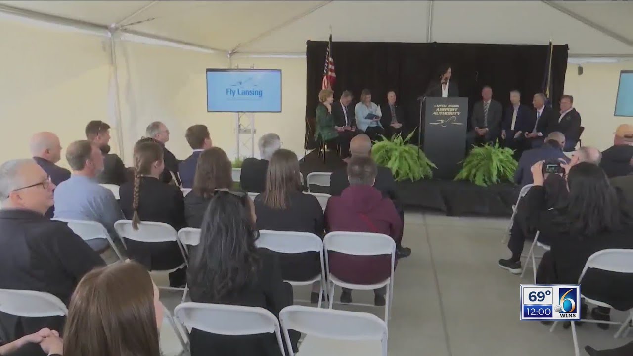 4-11 Capital Region Airport Cargo Ramp Expansion Groundbreaking - YouTube