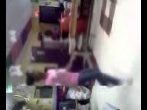 Ja'Naya doing the belly roll...