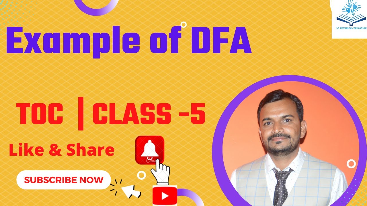 Example of DFA | TOC | CLASS 5 - YouTube