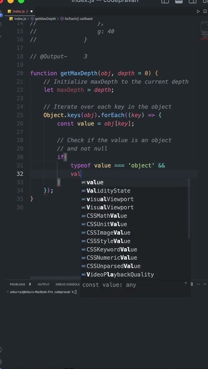 Day 61/100 of Javascript Interview Coding Questions | #challenge #javascript #shorts #coding # ...