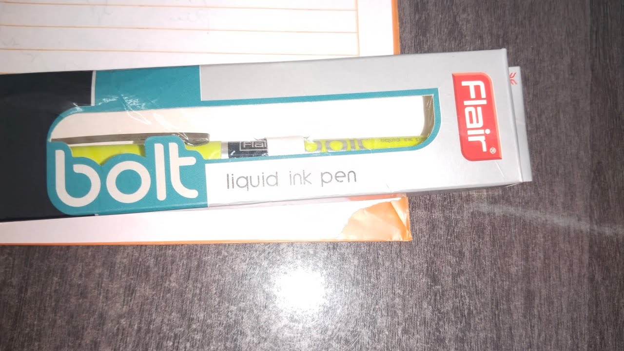 Reviewing new rollerball pen of 2023 Flair Bolt ⚡ Pen And is it worth ...