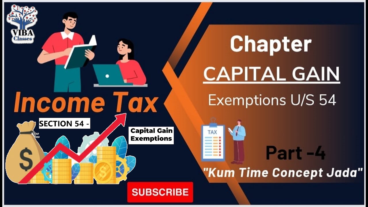 🎯 Capital Gain || Exemptions U/s 54 || Part-4 || B. Com || CS || CA ...
