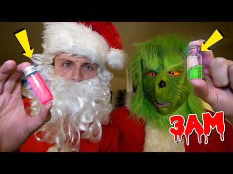 ORDERING SANTA AND GRINCH POTION FROM THE DARK WEB AT 3AM!! *TRANSFORMED*