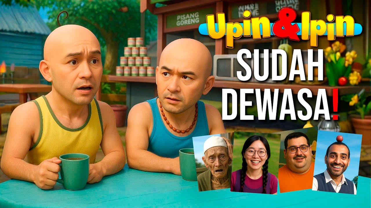 Upin dan Ipin Sudah Tua Versi Dewasa‼️ - YouTube