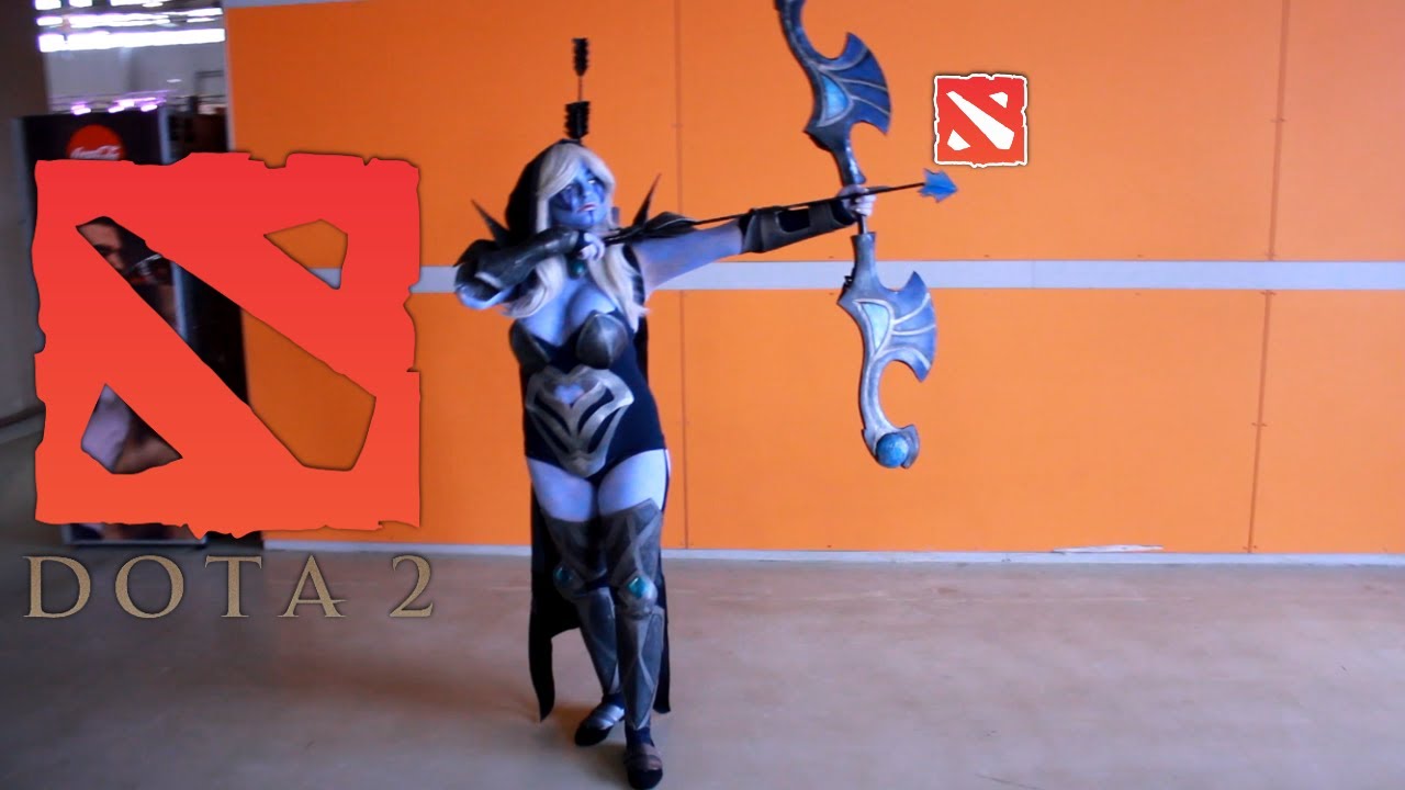 DOTA 2 Traxex Drow Ranger Cosplay by hanji_shu - YouTube