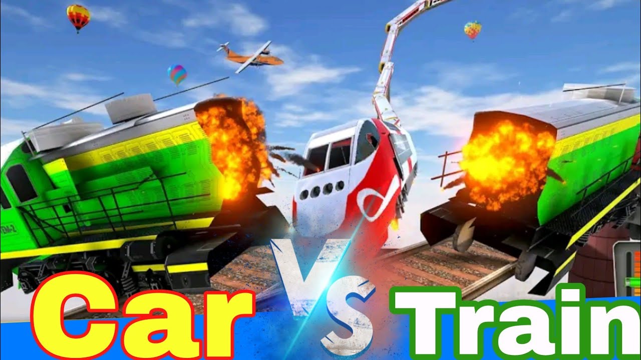 rail rush: the ultimate car vs train stunt racing challenge ...