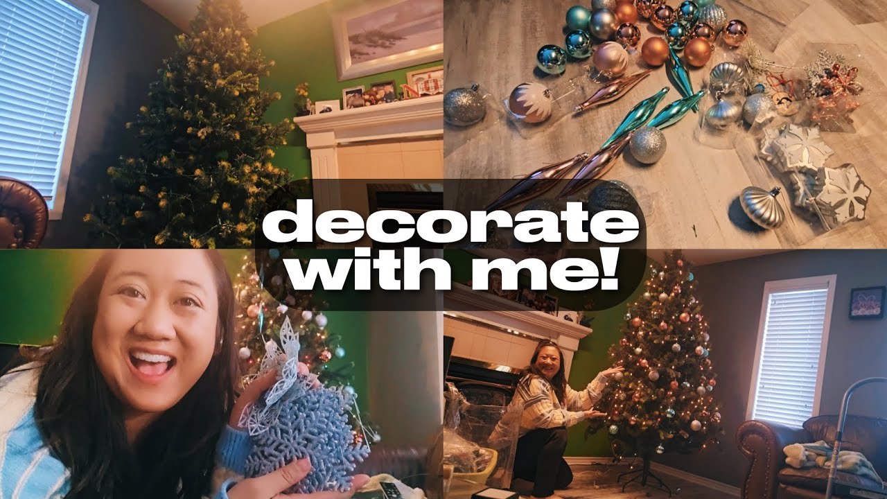 Decorating My Christmas Tree For The Holidays! - YouTube