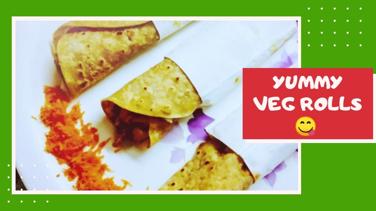 Veg roll recipe|| kids favourite snack|| - YouTube