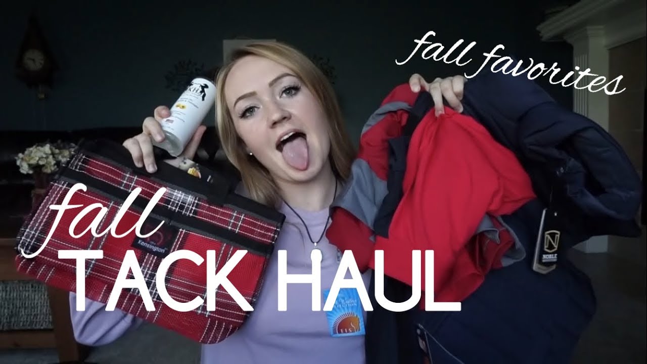 Fall Tack Haul // Equestrian Fall Favs - YouTube
