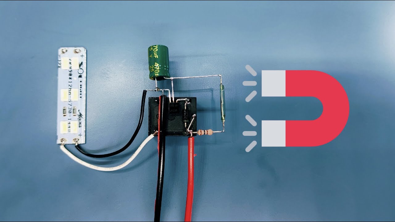 Construction of two electronic projects with relays - YouTube