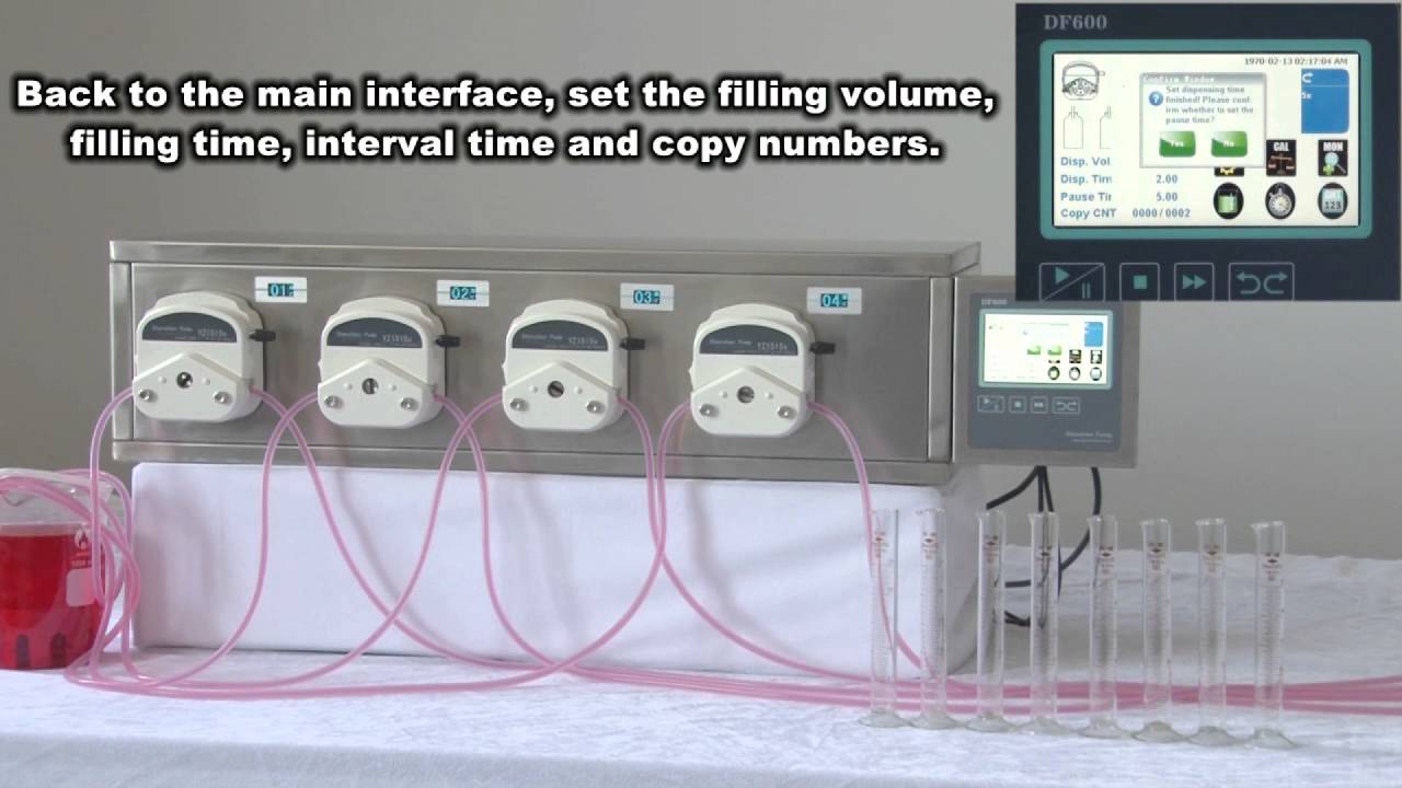 DF600 Filling Demonstration - YouTube