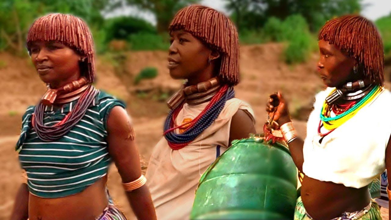 Tribal marriage vibe | hamer tribe bull jumping ceremony # ...