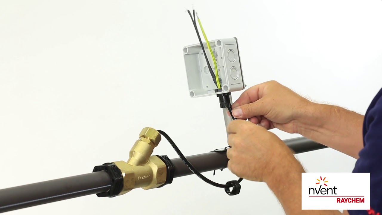 RAYCHEM ETL - On Pipe Support Bracket & Junction Box Installation - YouTube