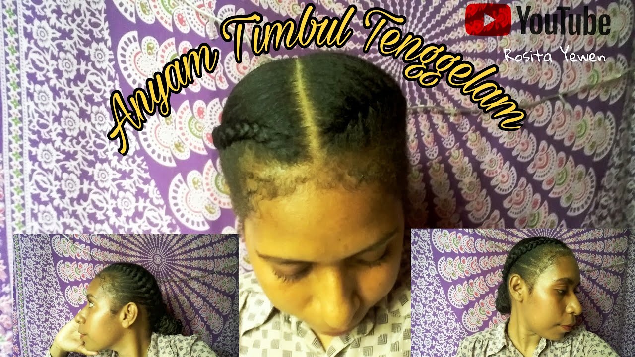 Perbedaan Anyaman Rambut Timbul & Tenggelam - YouTube