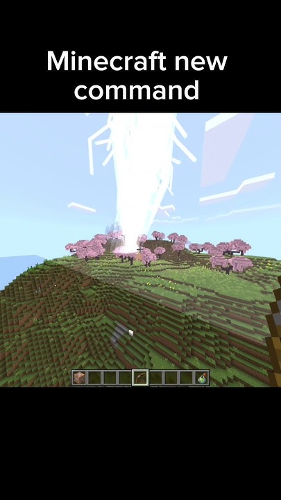 Minecraft Lightning command #shorts #minecraft - YouTube