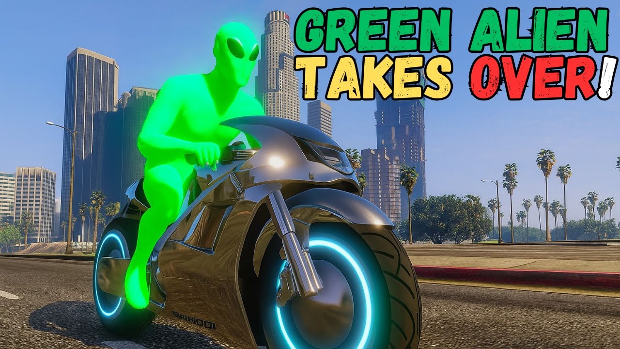 TROLLING PEOPLE AS A GREEN ALIEN ONLINE!😂 | GTA 5 ONLINE #81 - YouTube