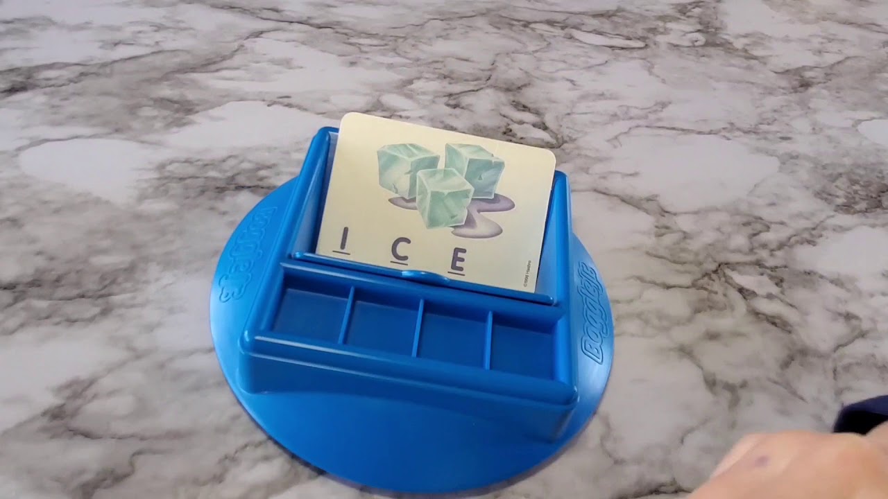 Parker Brothers Boggle Jr. Preschool Game - 4 year old - YouTube