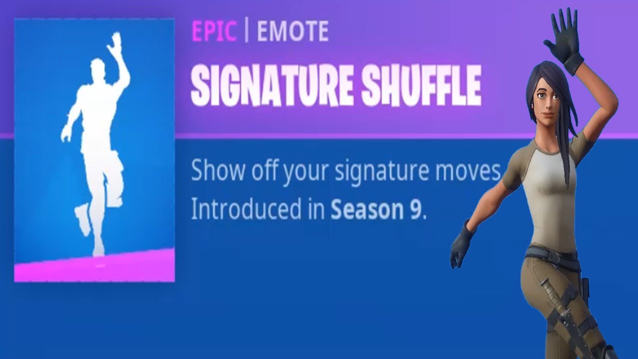 SIGNATURE SHUFFLE - Epic Emote - 5 minutes - YouTube