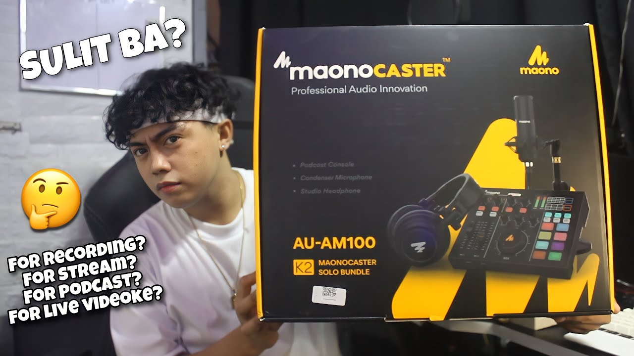 MAONOCASTER AU-AM100 K2 BUNDLE UNBOXING SULIT BA? - YouTube