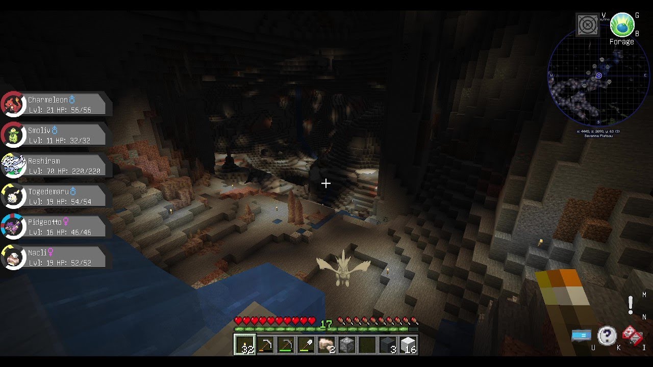 Pixelmon Part 49, The Biggest Cave I've seen yet - YouTube