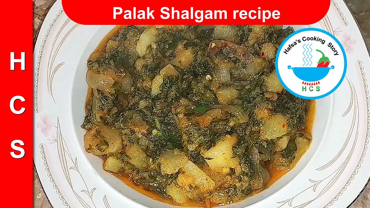 Easy palak shalgam recipe | A Step-by-Step Guide to Spinach Turnip ...