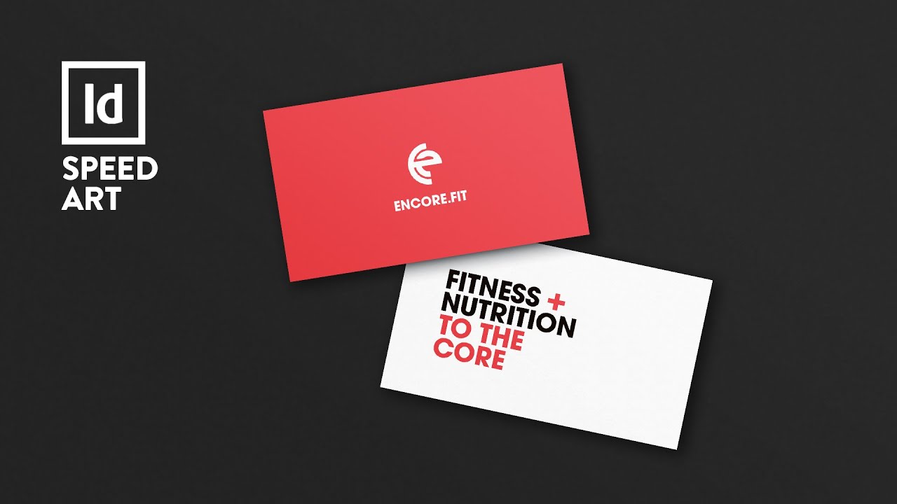 Business Card Design (4 Different Designs) | Speed Art | Adobe InDesign ...