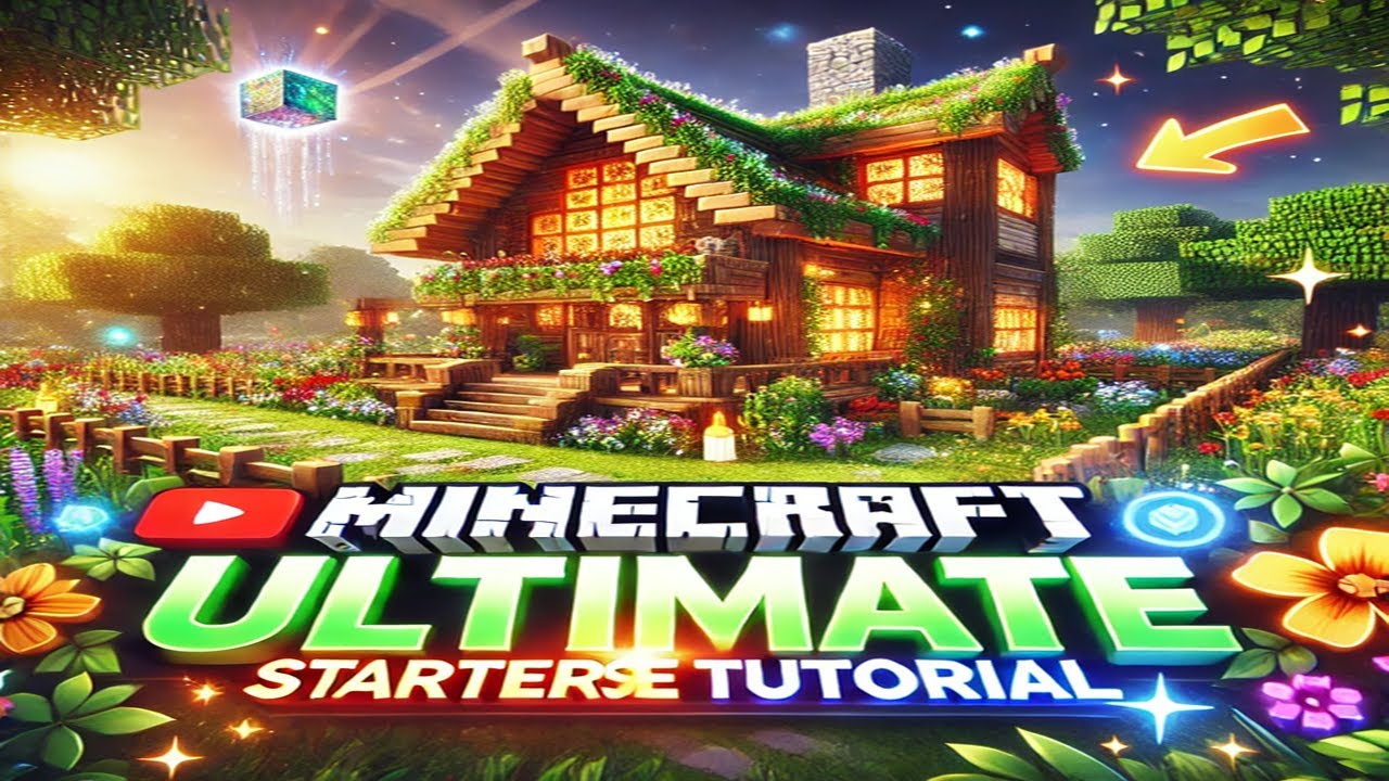 Minecraft Ultimate Survival Base Tutorial⚒️ - YouTube