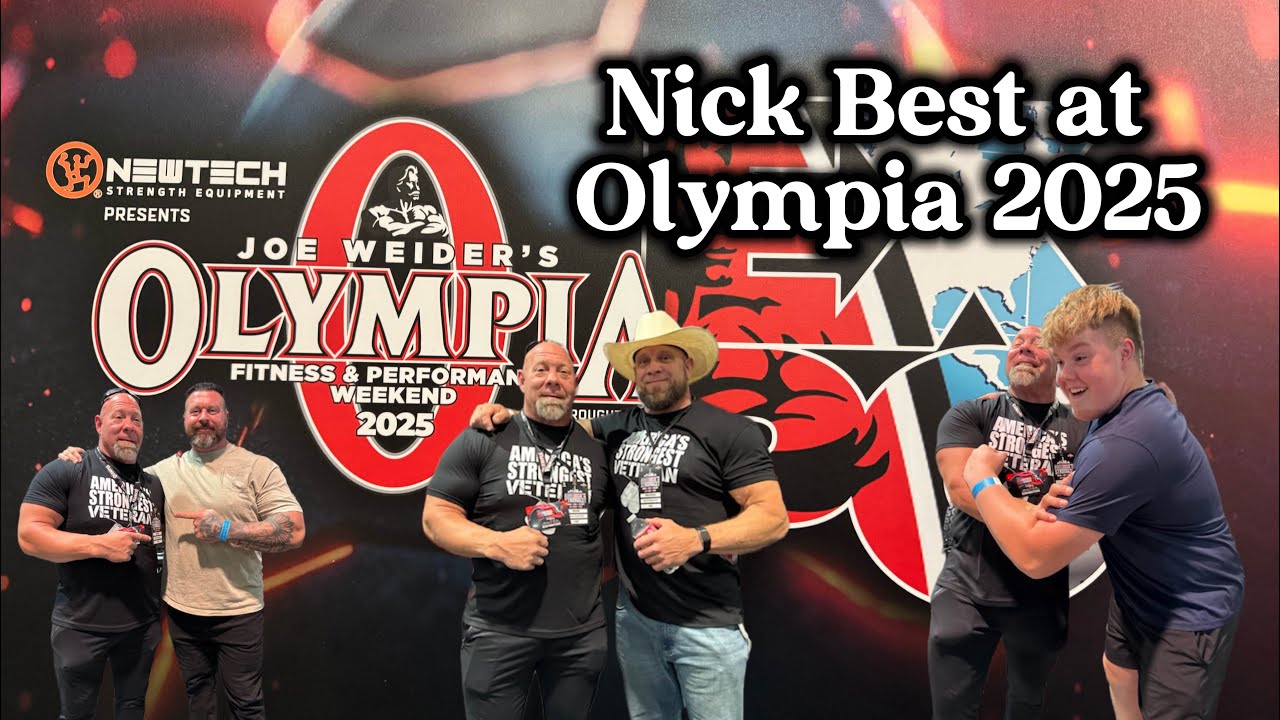 Nick Best at Olympia 2025 | Day One Highlights: Judging, Fans ...