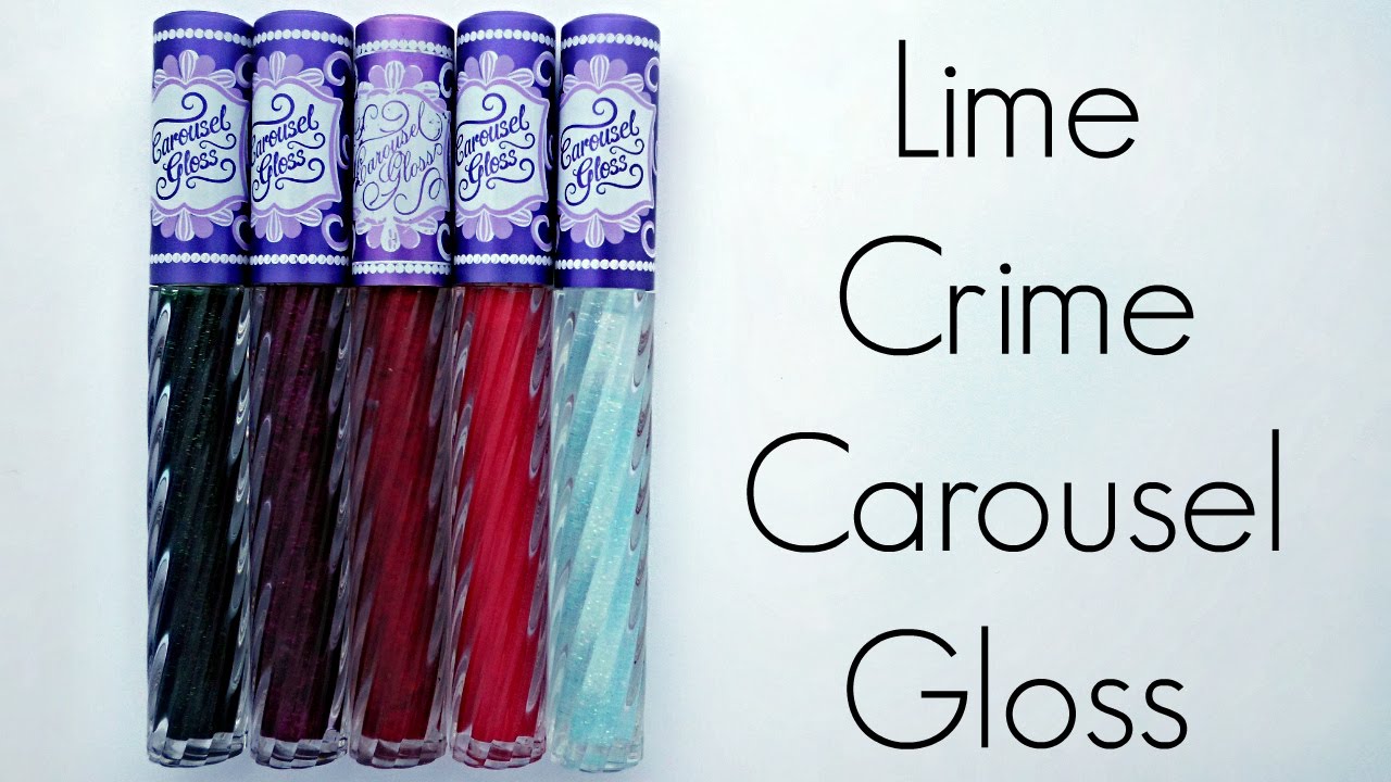 Review: Lime Crime Carousel Gloss - YouTube