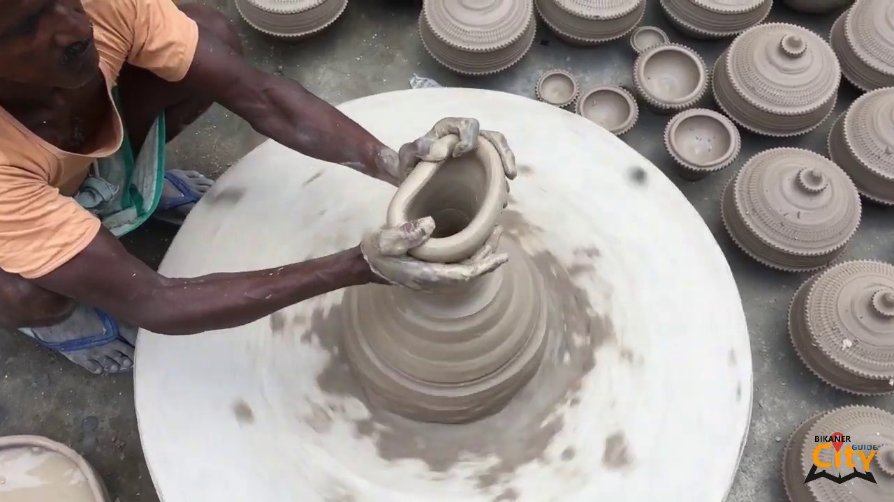 Skillful artisan making Gulak or Money box - YouTube