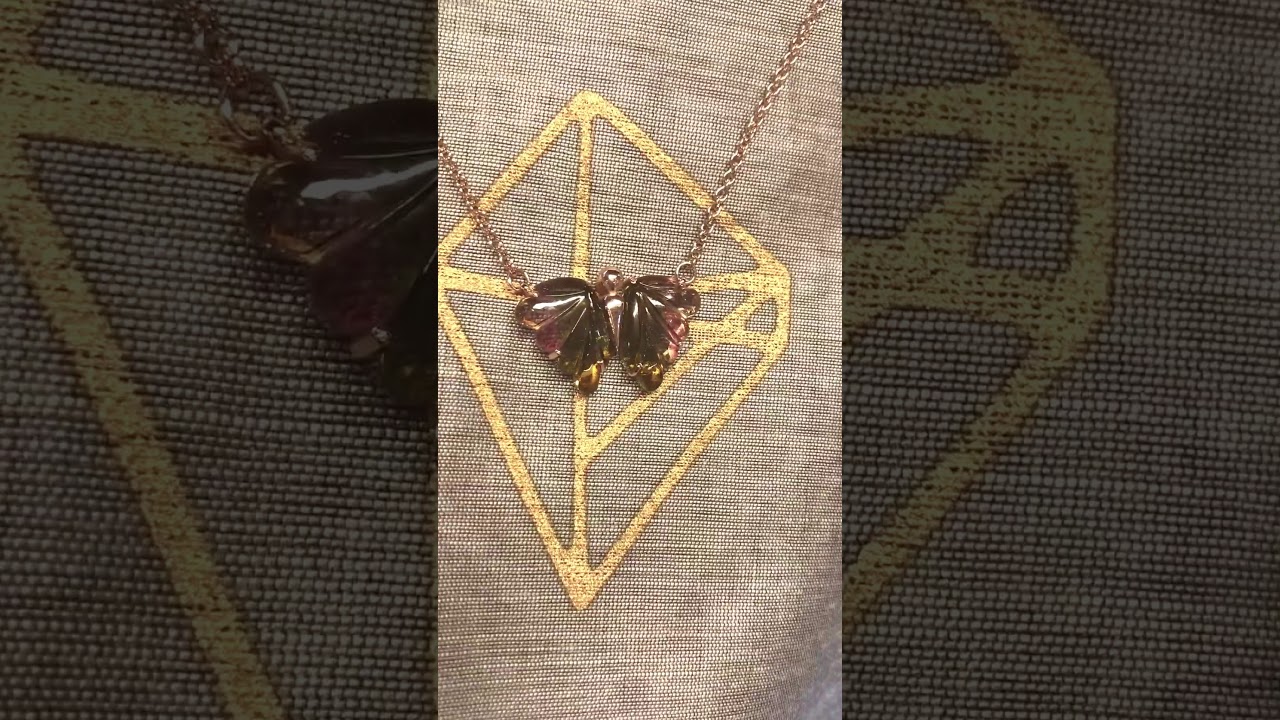 Jolene Butterfly Necklace - YouTube