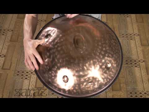 Saraz Handpan D Harmonic Minor 14 ( Stainless Steel )