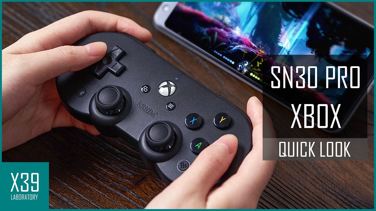 $34 8bitdo SN30 Pro Xbox controller - Quick look - YouTube