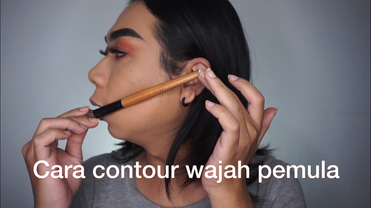 tutorial contour wajah untuk pemula - YouTube