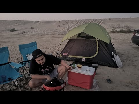 Camping in Al Mirfa Abu Dhabi, UAE - YouTube