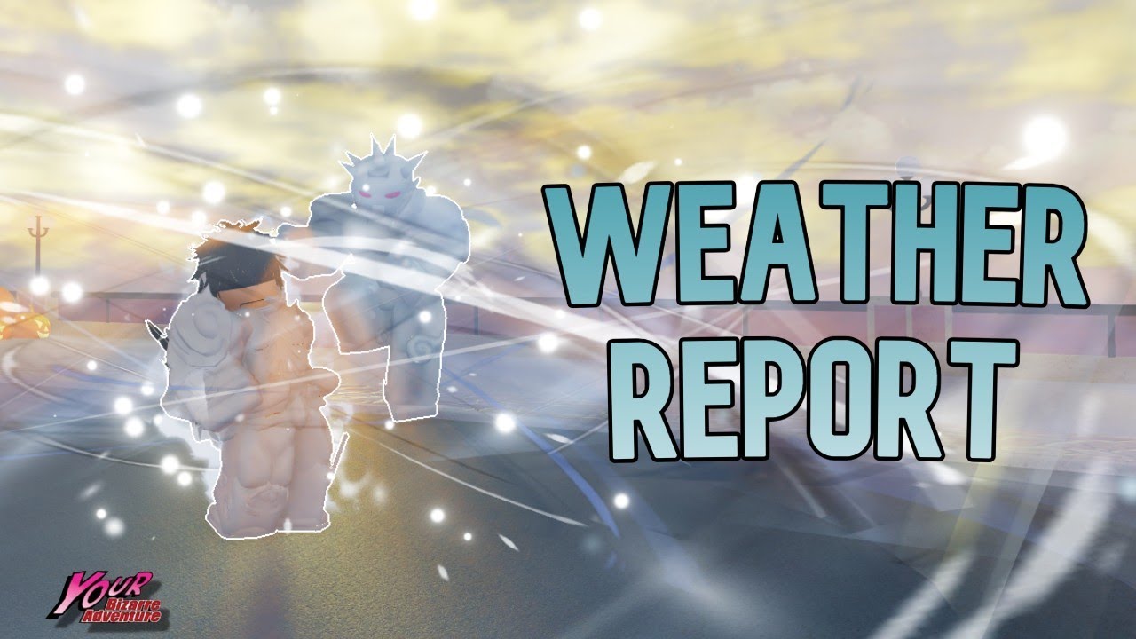 [YBA] Weather Report is INSANE in 1v1s... - YouTube