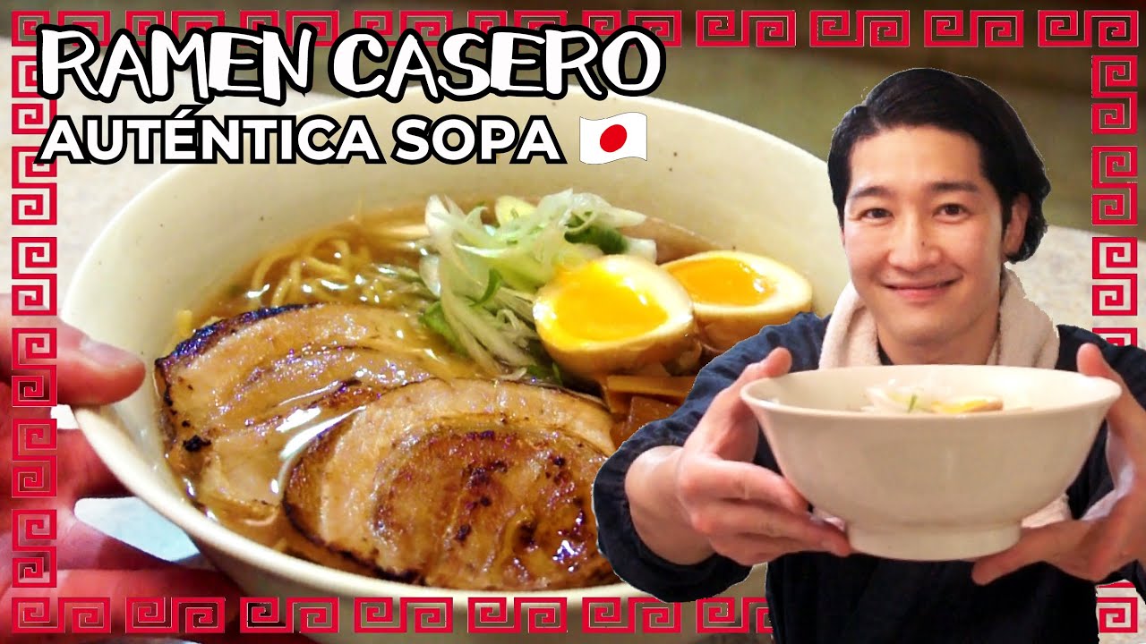 Receta de sopa RAMEN auténtico｜Cocina Japonesa - YouTube