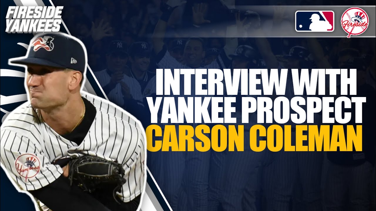 Yankees Exclusive Interviews: Pitching Prospect Carson Coleman - YouTube