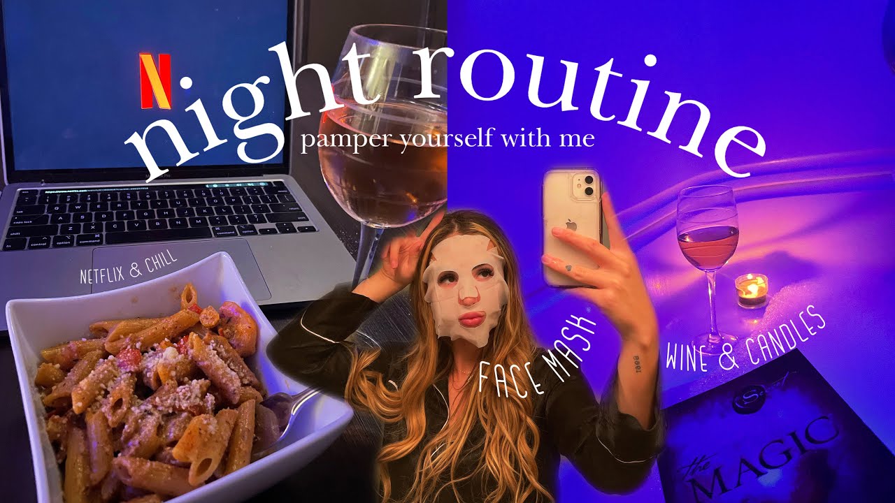 MY NIGHT ROUTINE *aesthetic* | self-care & relaxing - YouTube