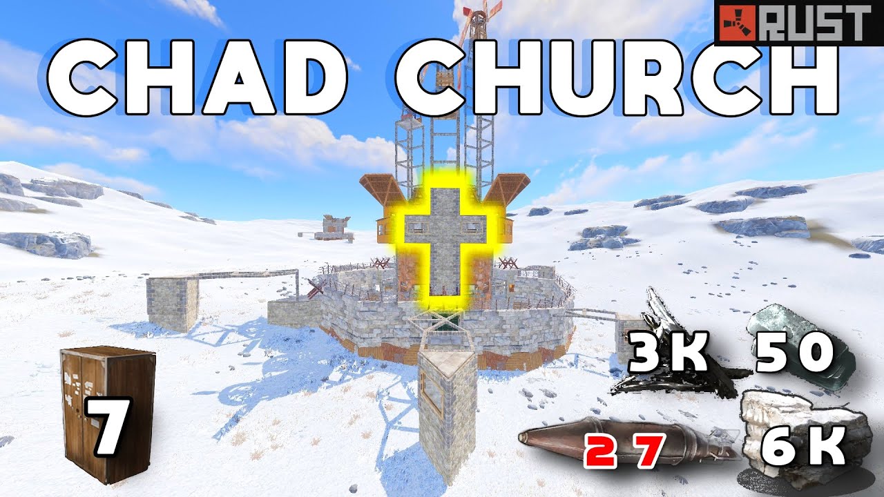CHAD CHURCH - Solo/Duo/Trio Rust 2023 New Base Design - YouTube