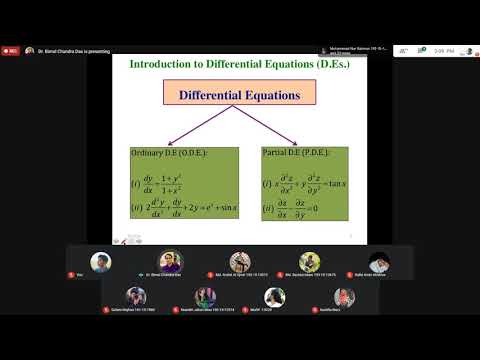 Engineering Mathematics Differential Equations(D.Es) - YouTube