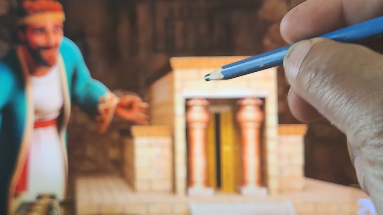 How to Draw Solomon's Temple from SuperBook - YouTube